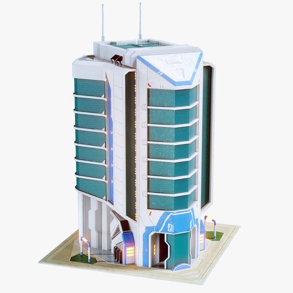 Futuristic Building 3D Models for Download | TurboSquid