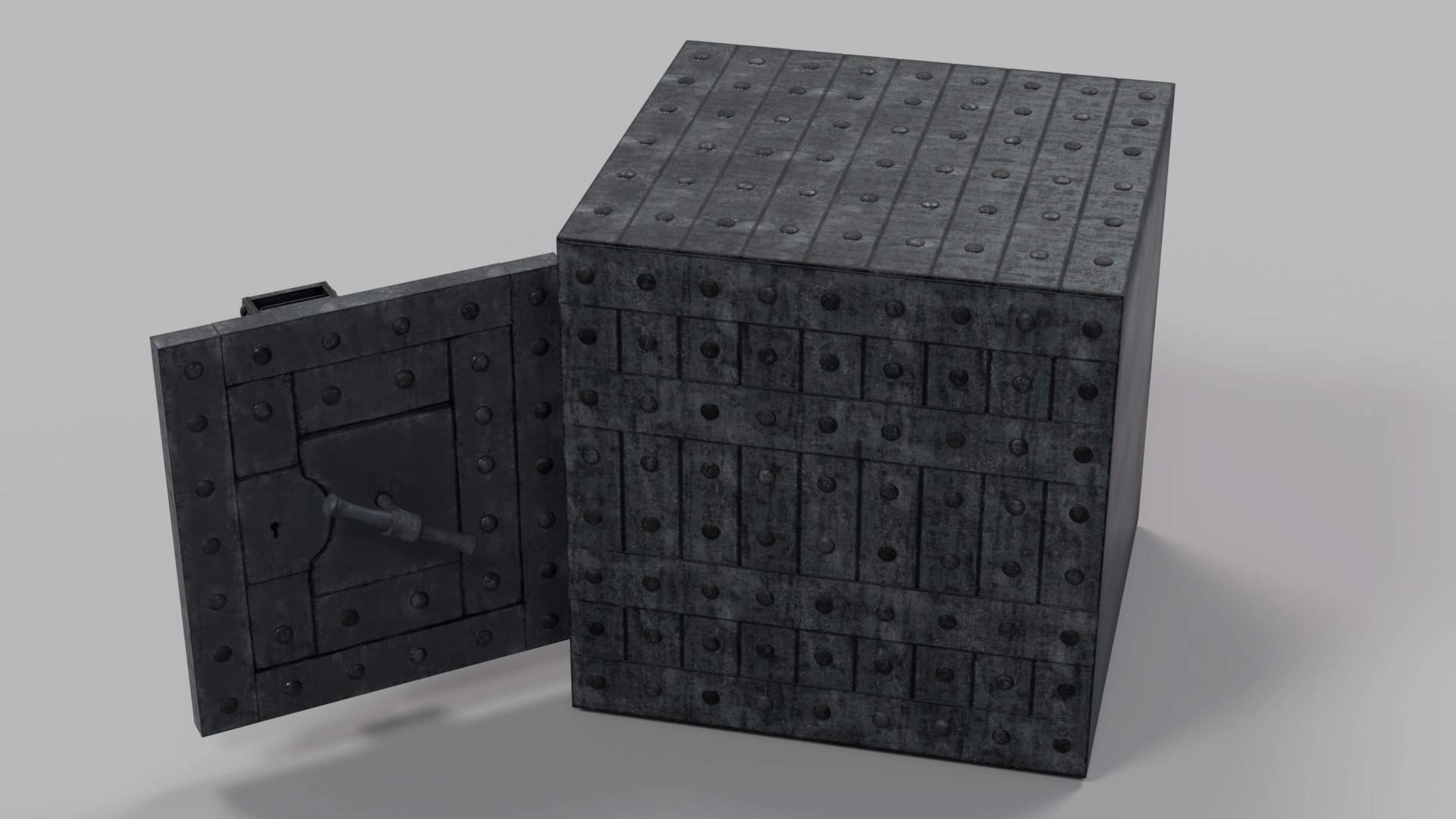 Free 3D Old Safe Box - TurboSquid 2163273