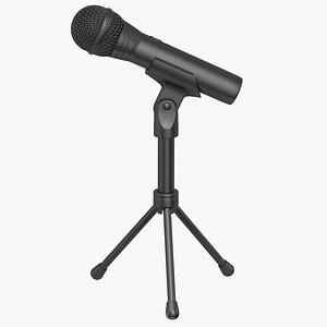 Low Poly Microphone 3D Models for Download | TurboSquid
