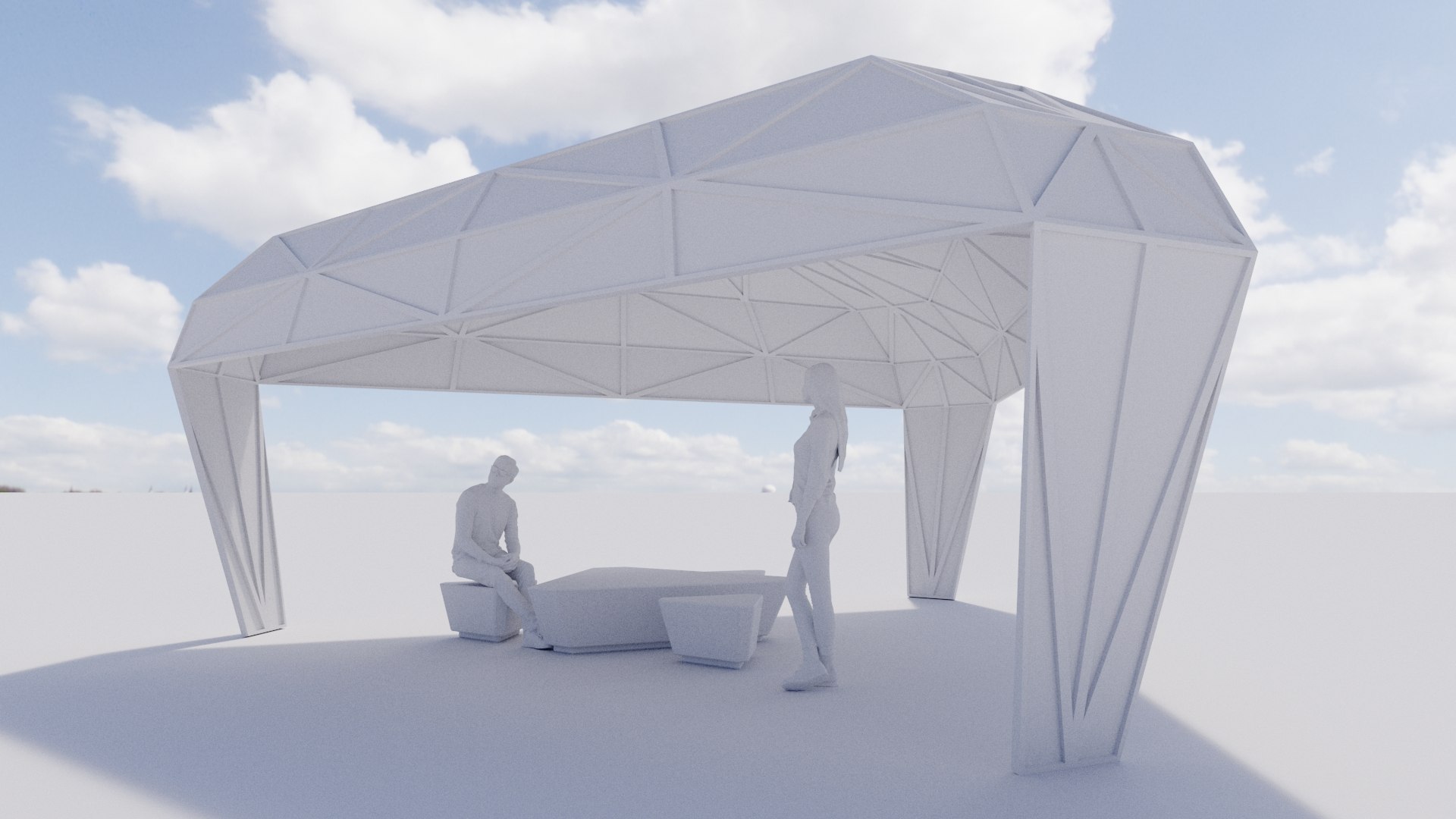 3D Ruby Pavilion Model - TurboSquid 2413909