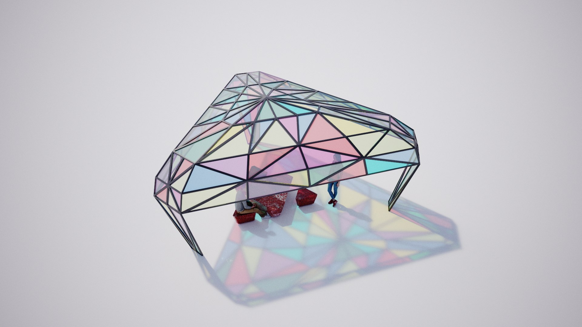 3D Ruby Pavilion Model - TurboSquid 2413909