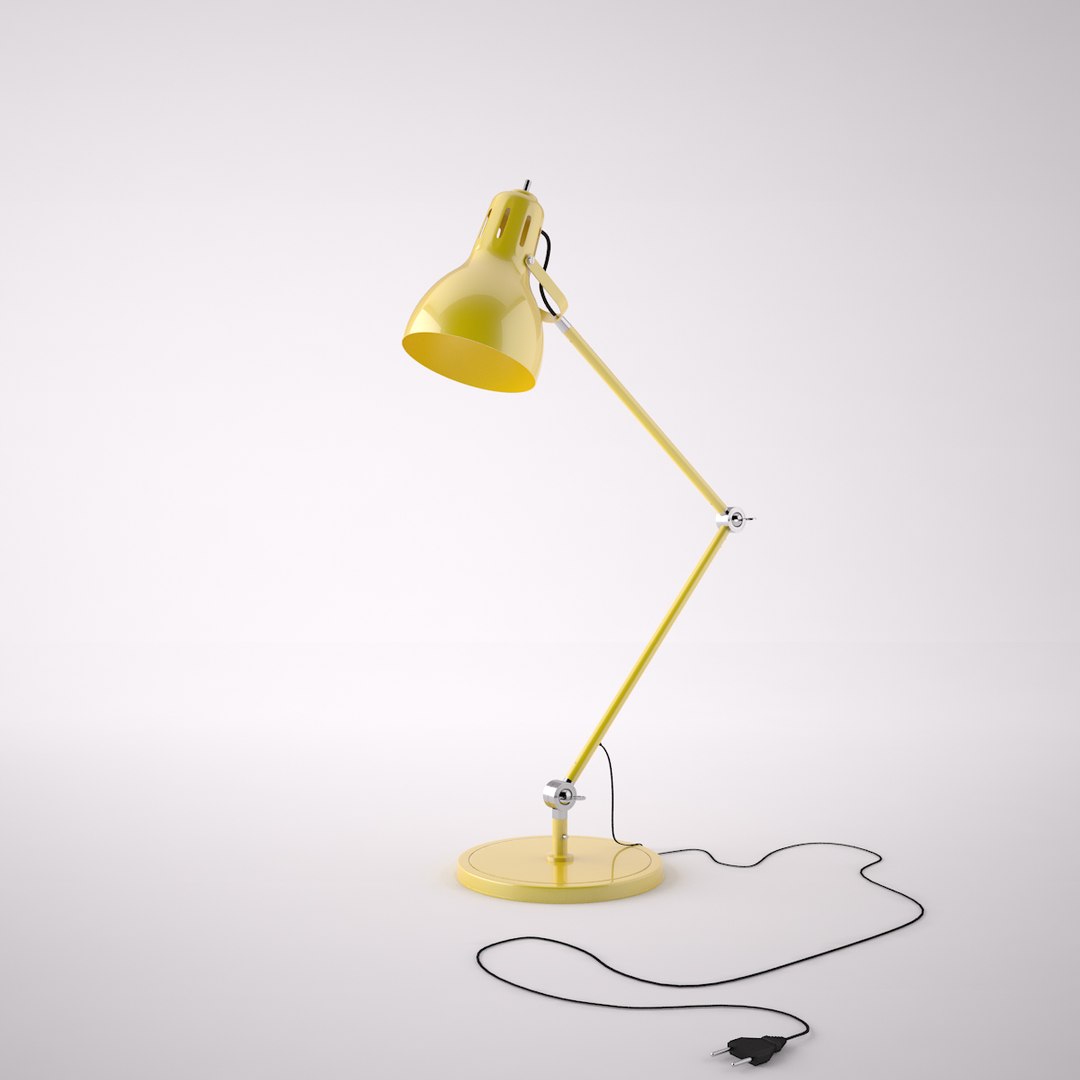 3d Model Simple Table Lamp