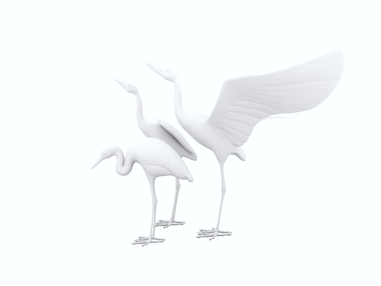 3D Bird Statue - TurboSquid 2005868