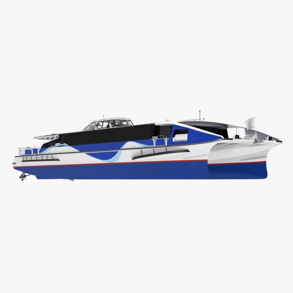 modelo 3d Barco de autobús fluvial - TurboSquid 2127781