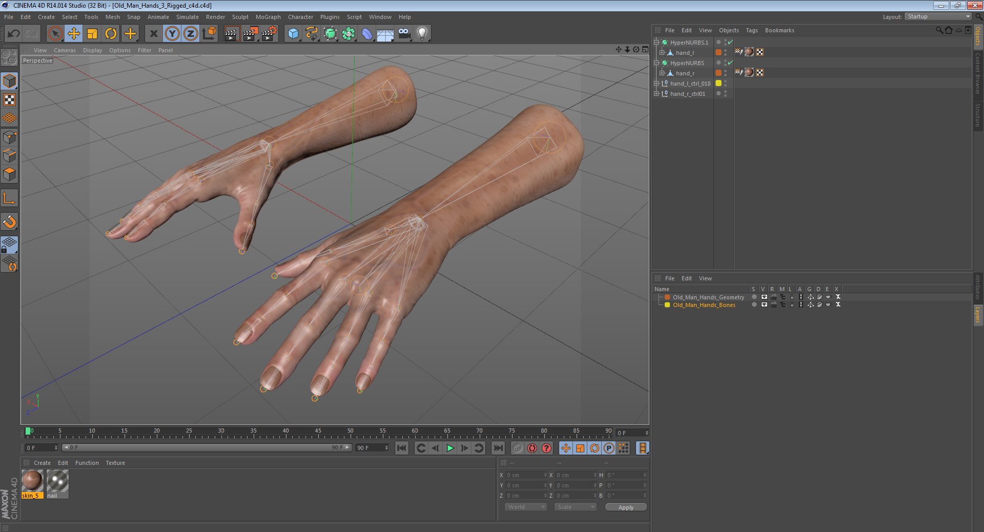 3D Fingerprints Scanner with Rigged Hand Collection for Cinema 4D ...
