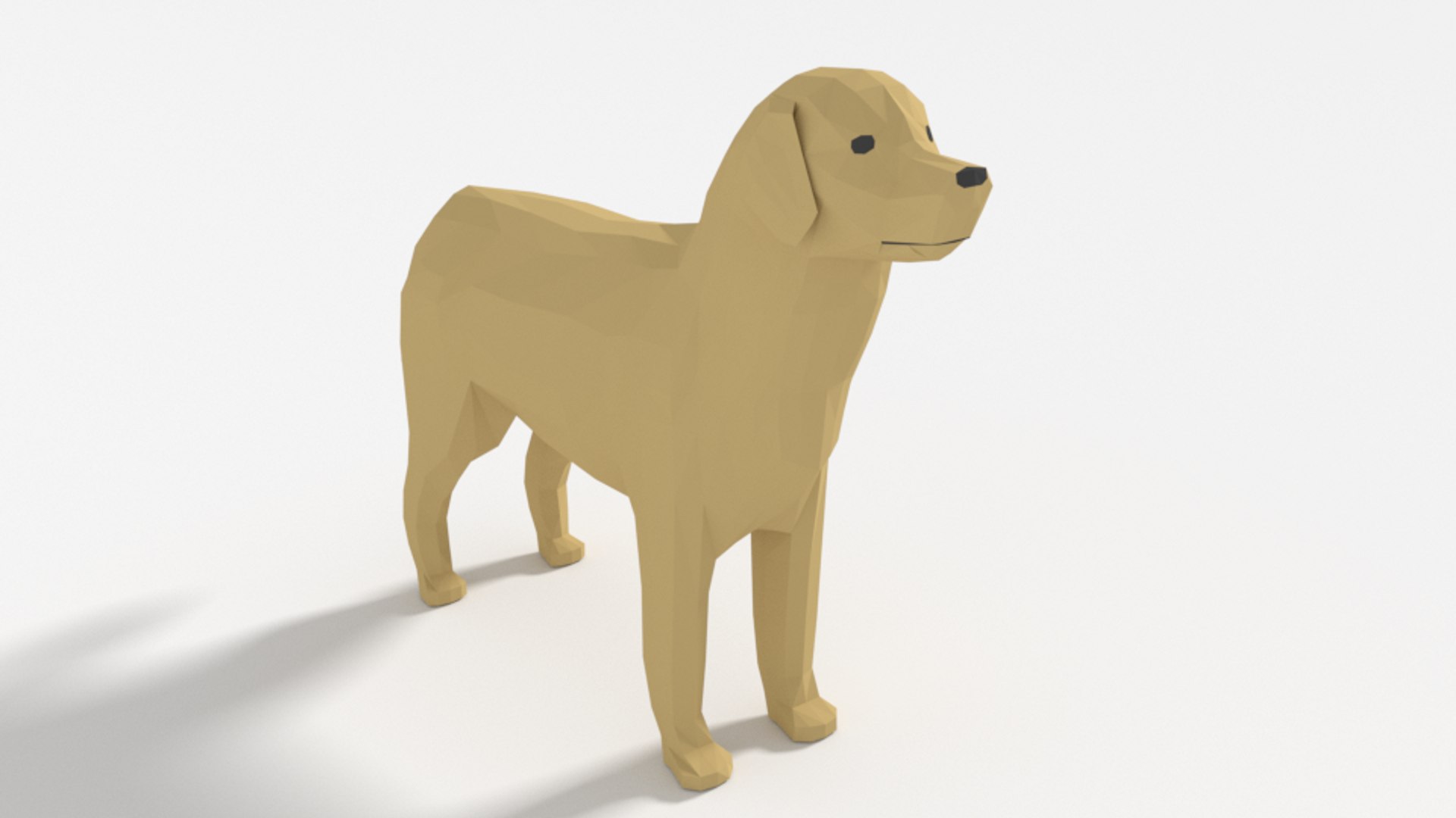 3D Labrador Dog Model - TurboSquid 1441239