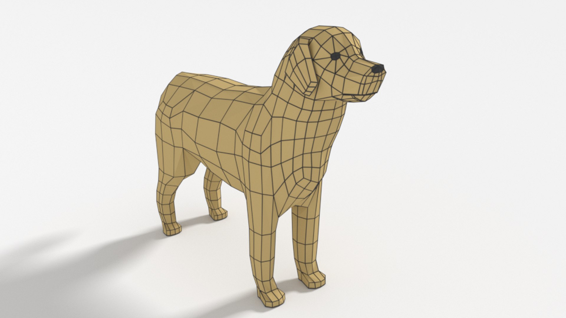 3D Labrador Dog Model - TurboSquid 1441239
