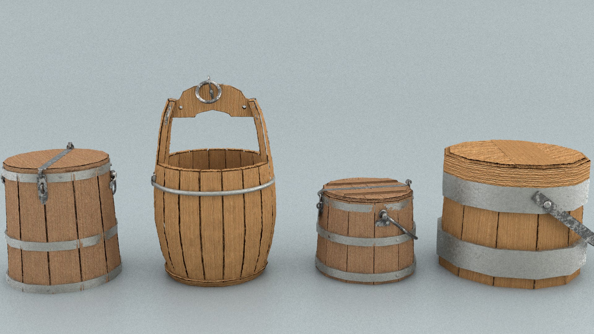 3D Laos Game Buckets Model - TurboSquid 2118463