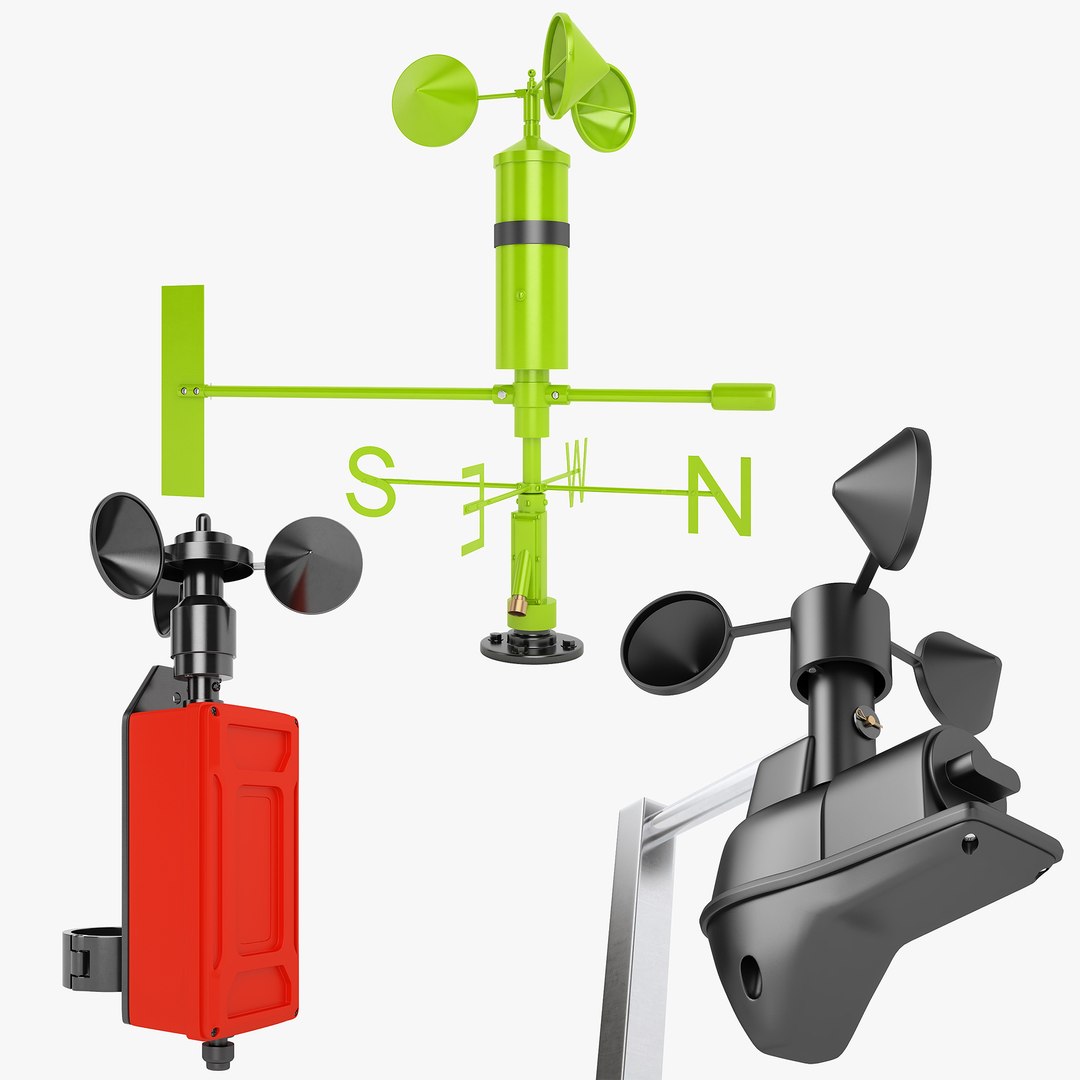 3D Wind Speed Sensor Collection 01 - TurboSquid 1768963