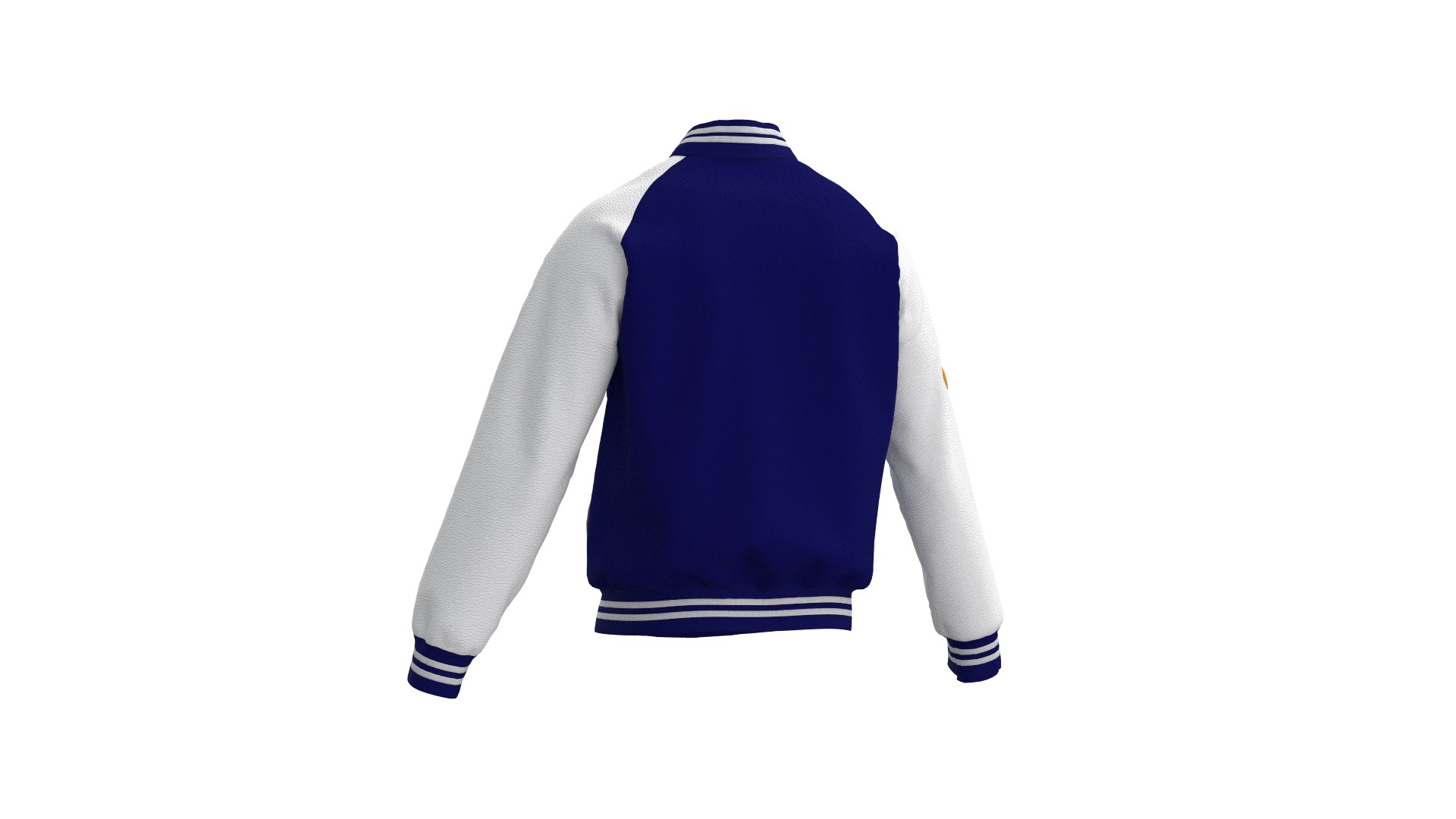 3D Male Raglan Varsity Jacket - TurboSquid 2152452