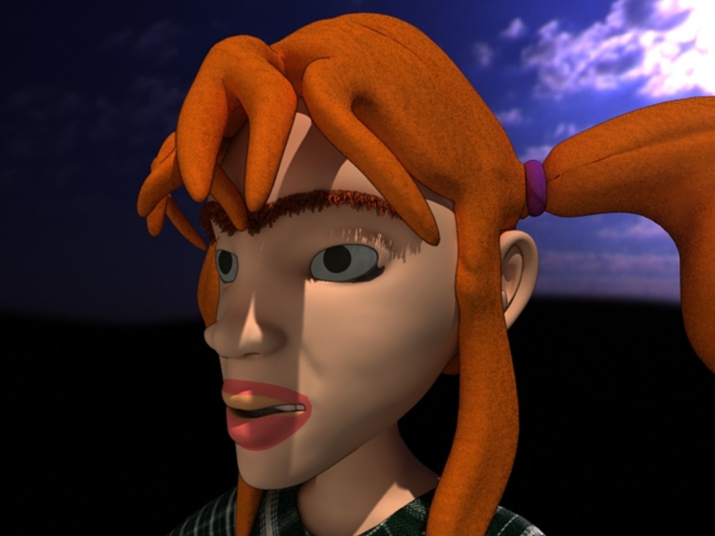 Peppermint Cartoon 3d Model