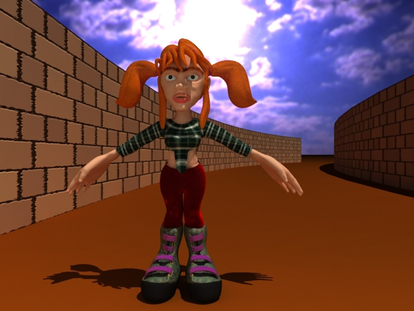 Peppermint Cartoon 3d Model