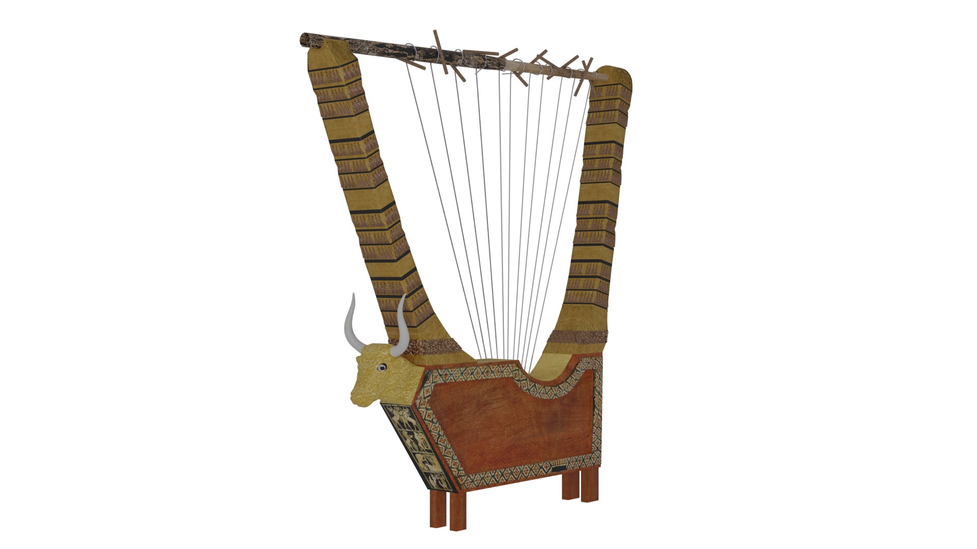 3D Kinnor Or Lyre - TurboSquid 2023885