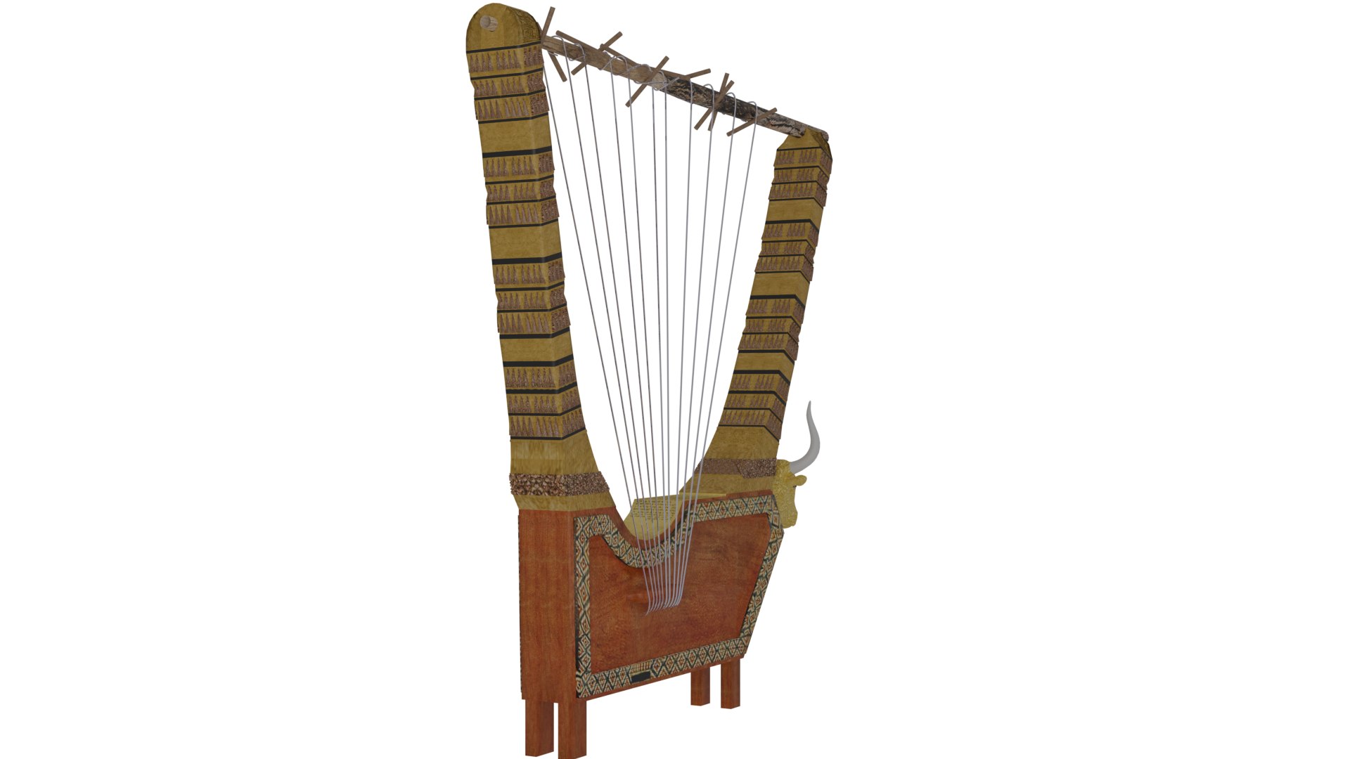 3D Kinnor Or Lyre - TurboSquid 2023885