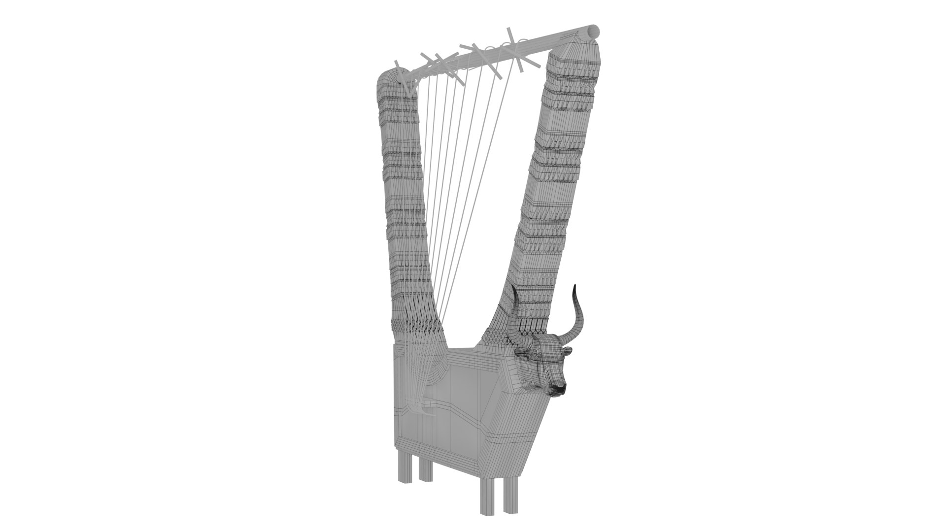 3D Kinnor Or Lyre - TurboSquid 2023885