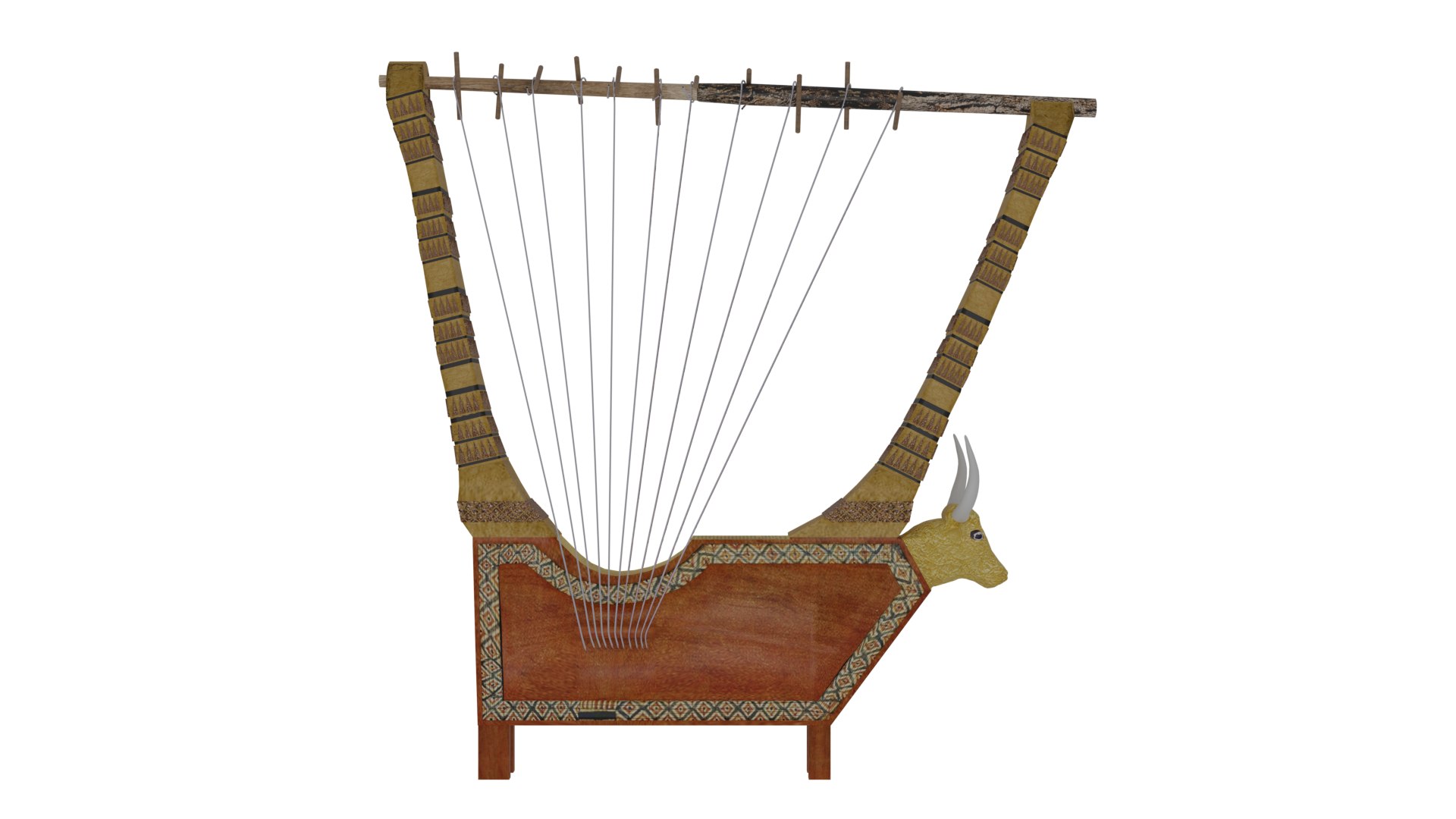 3D Kinnor Or Lyre - TurboSquid 2023885