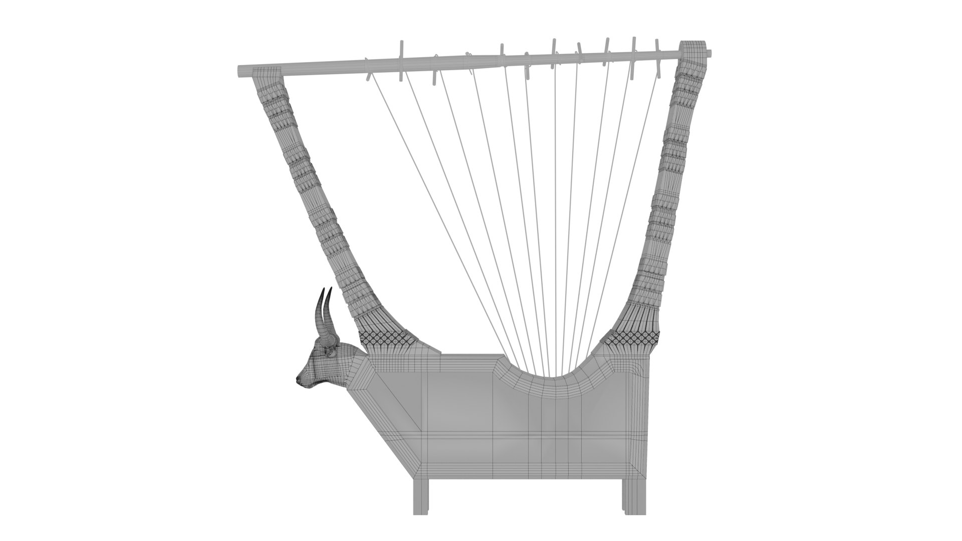 3D Kinnor Or Lyre - TurboSquid 2023885