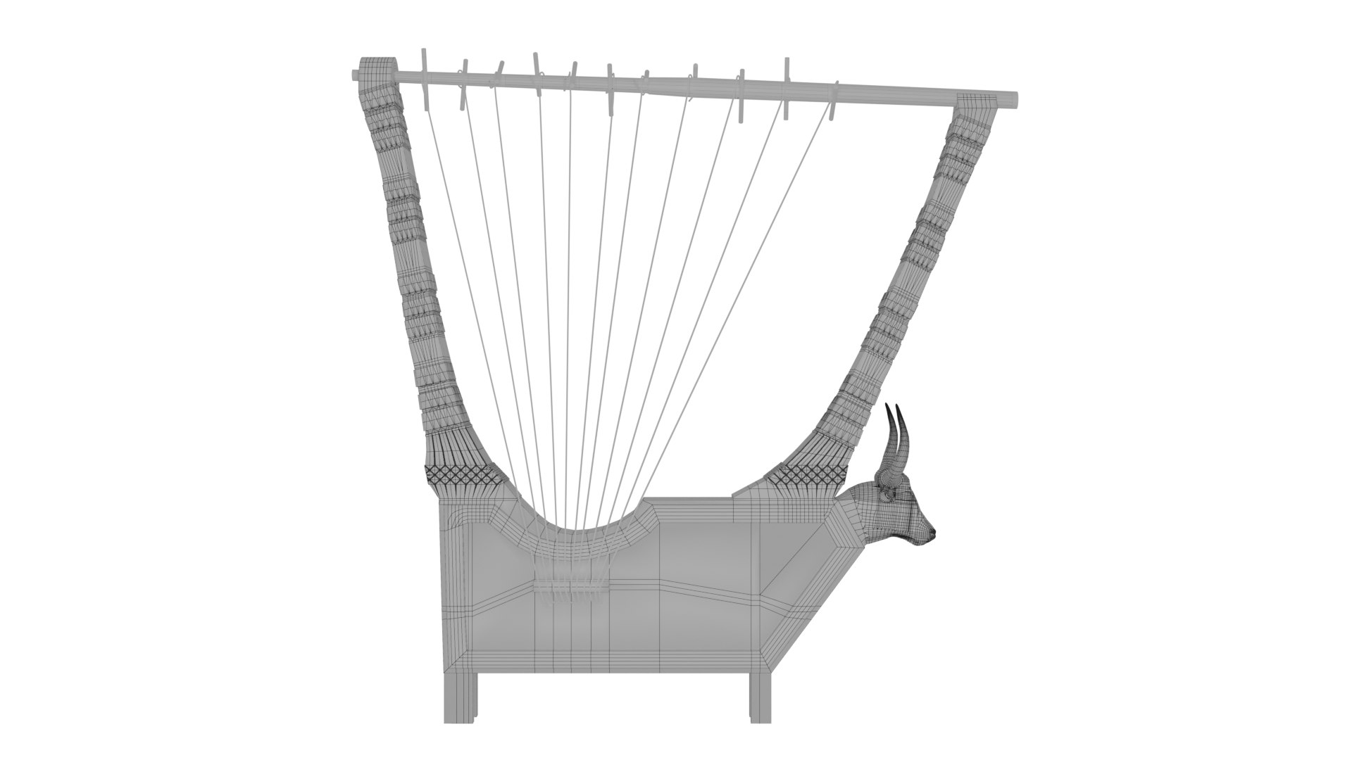 3D Kinnor Or Lyre - TurboSquid 2023885