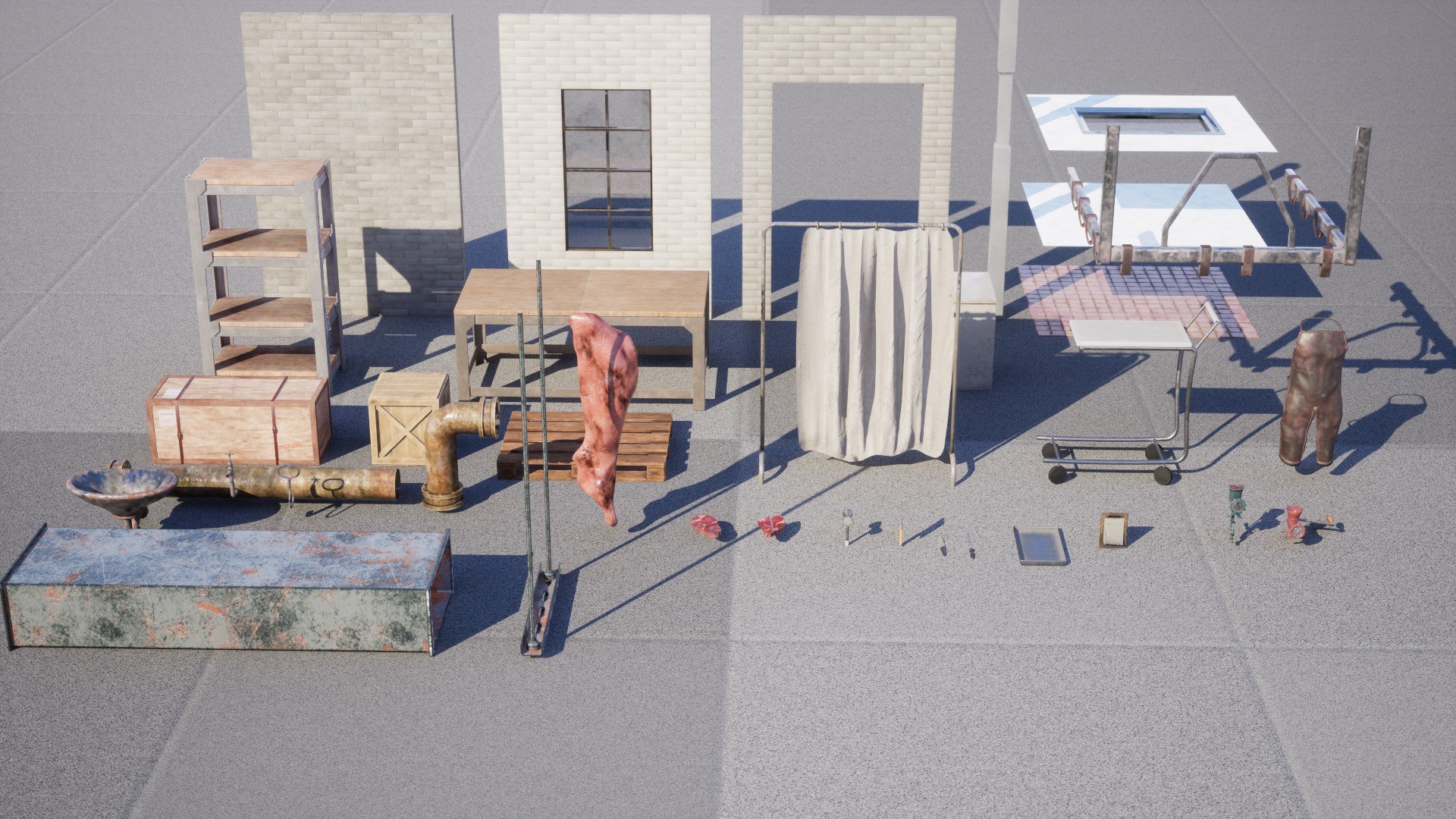 3D Slaughterhouse 38 Assets Model - TurboSquid 2198678