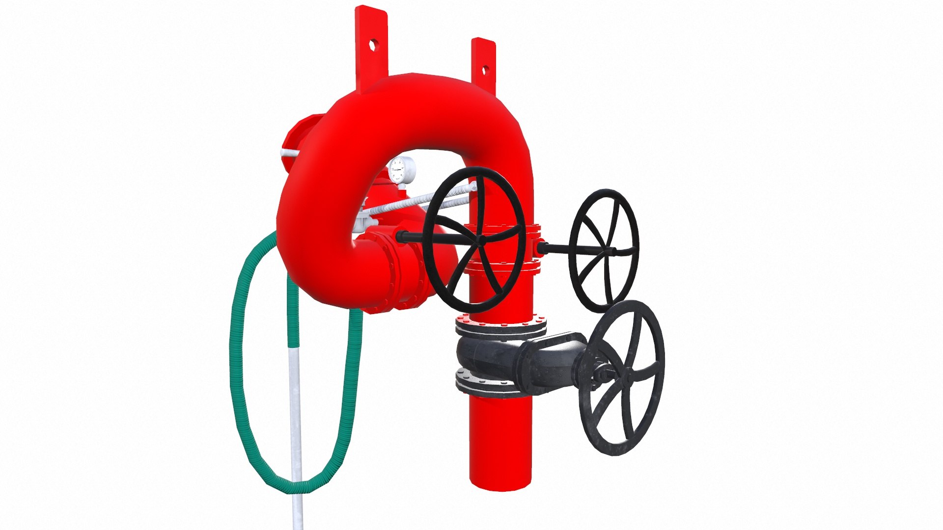 Fire Hose 3D Model - TurboSquid 2341680