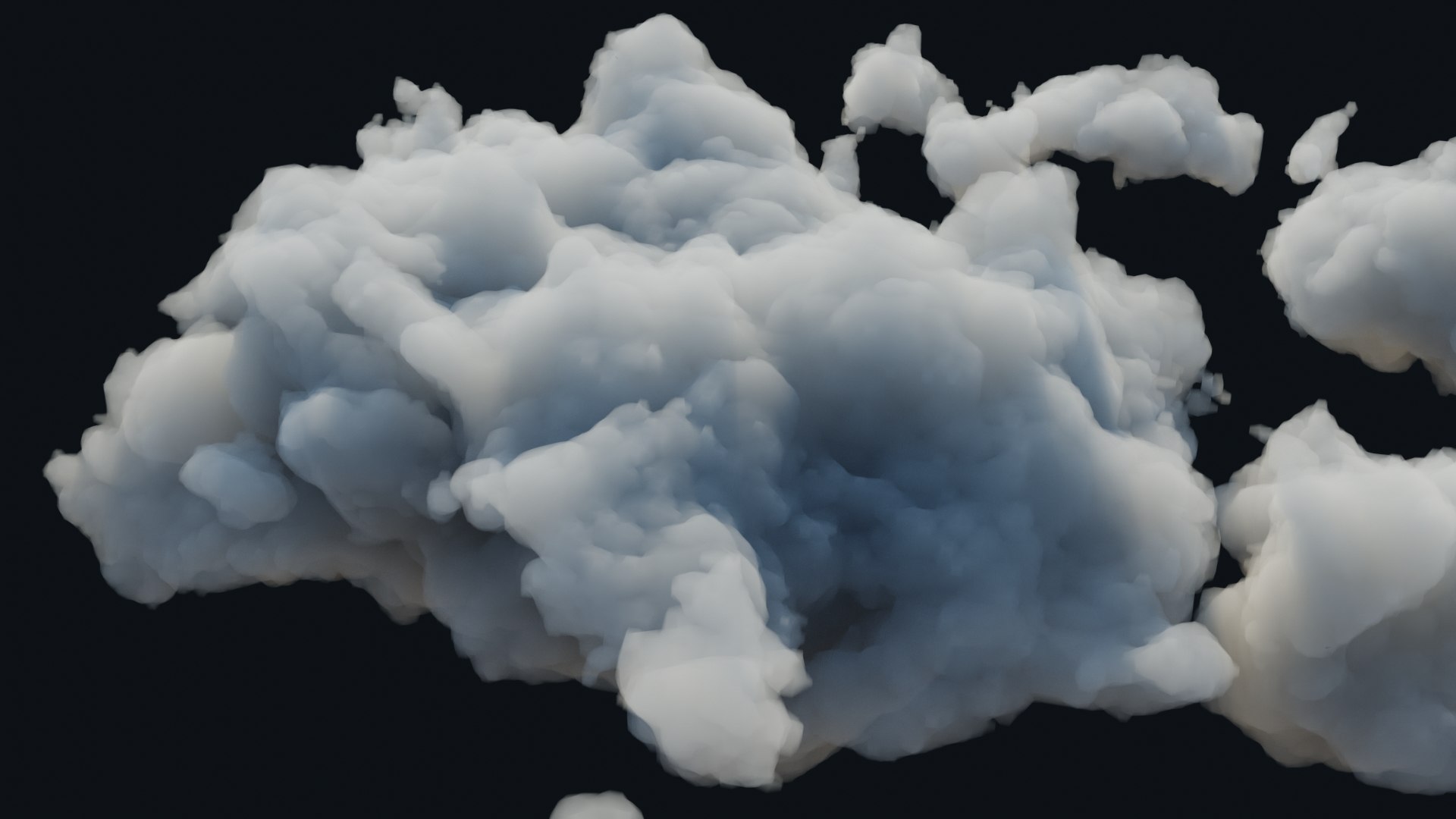 Free 3D Cloud Polygon Blender 1 Model - TurboSquid 1895708