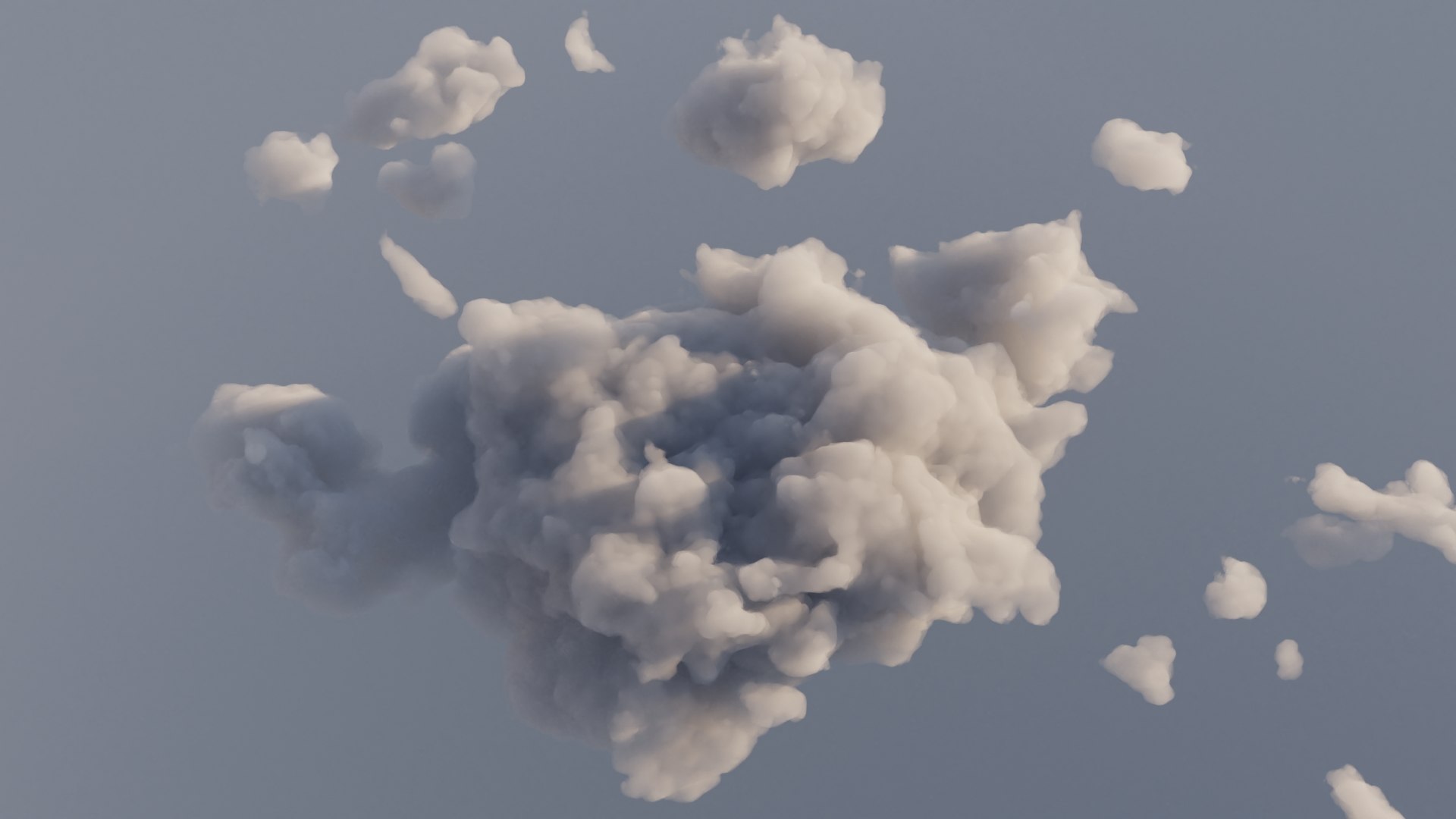 Free 3D Cloud Polygon Blender 1 Model - TurboSquid 1895708