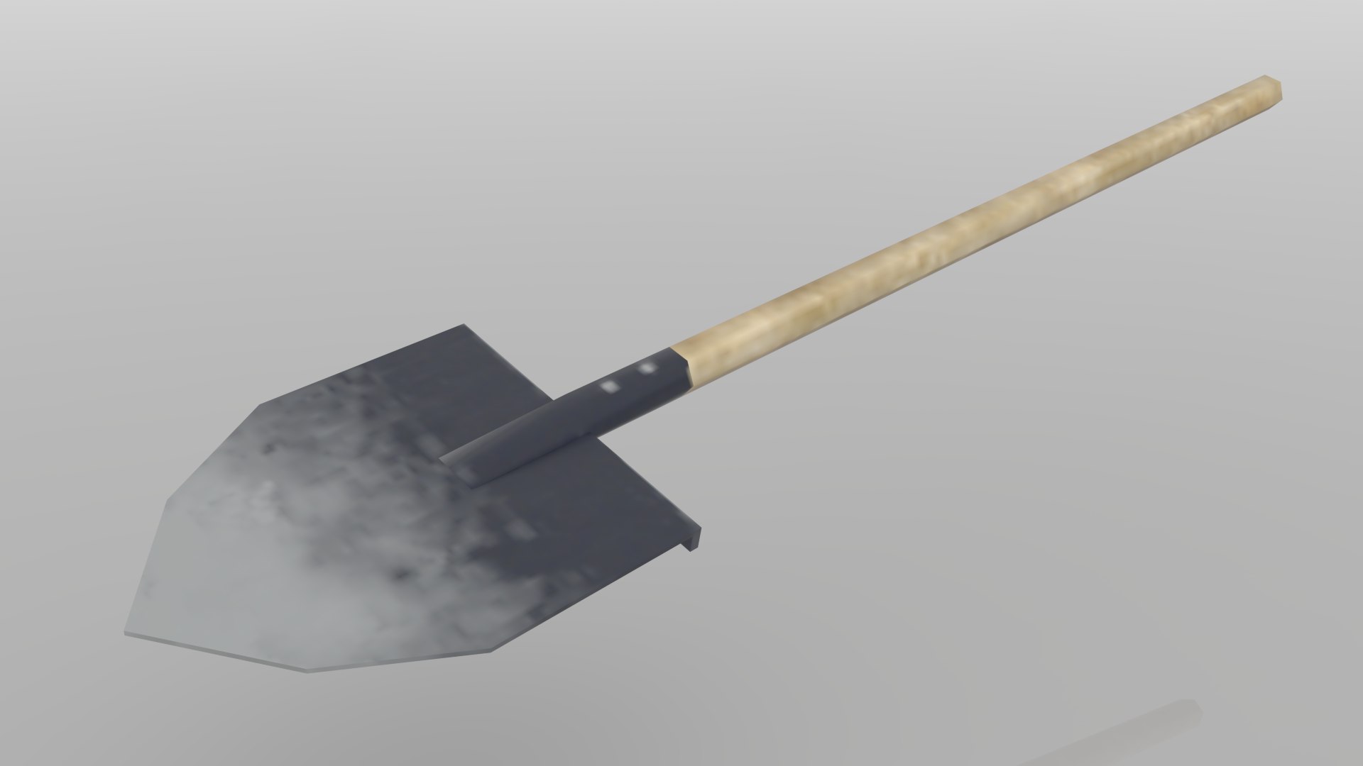Spade Lowpoly 3D Model - TurboSquid 1877026