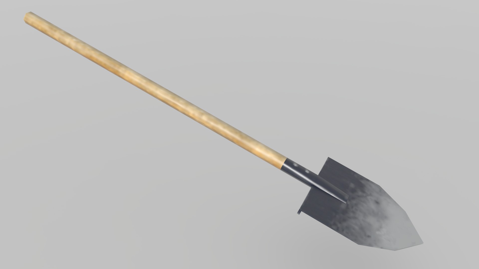 Spade Lowpoly 3D Model - TurboSquid 1877026