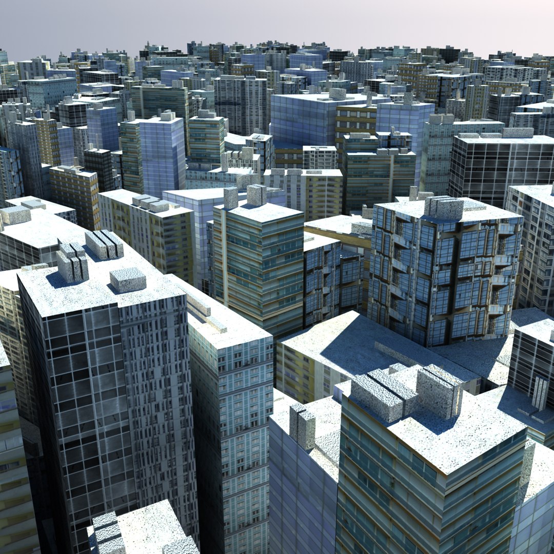 Cityscape 3d Model