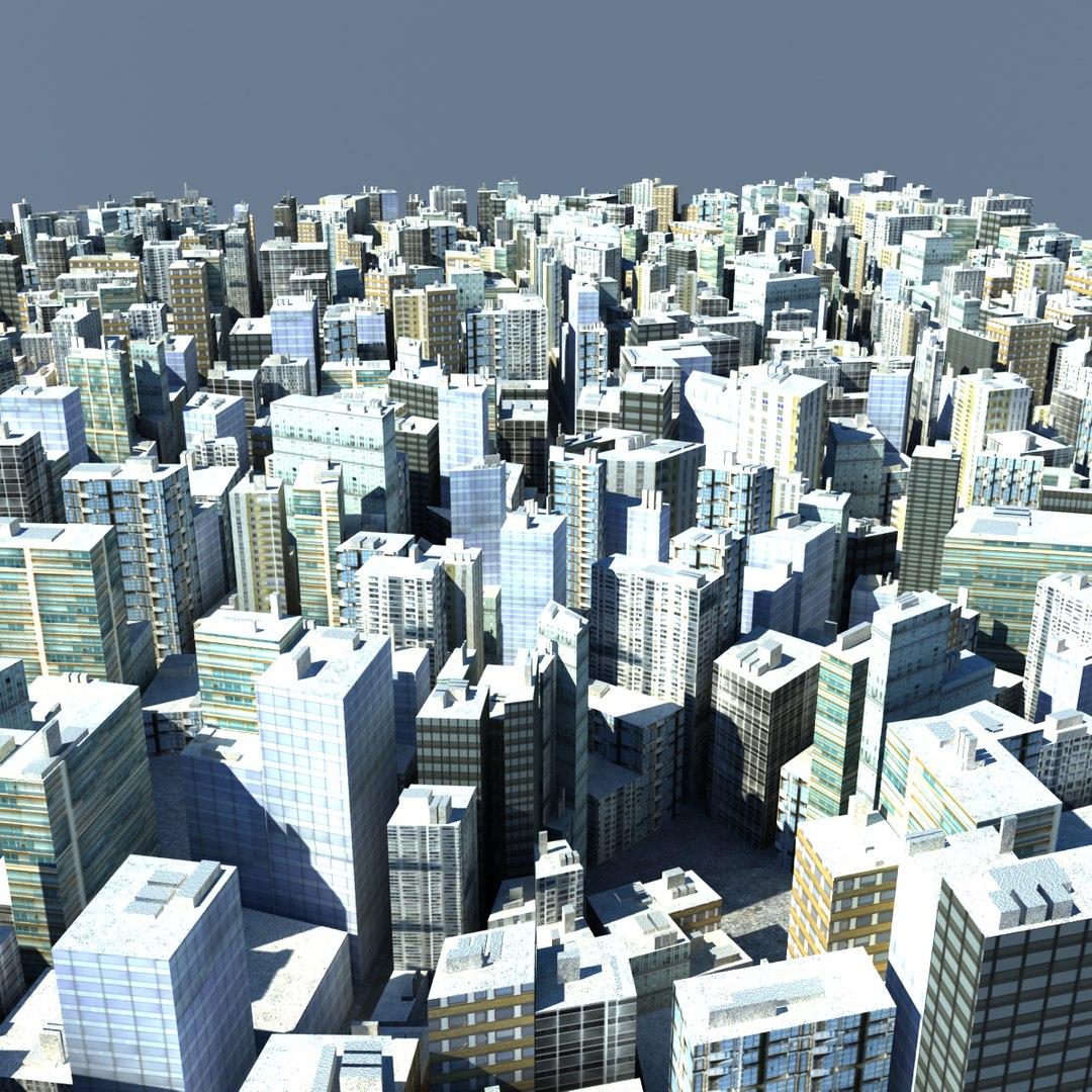 Cityscape 3d Model