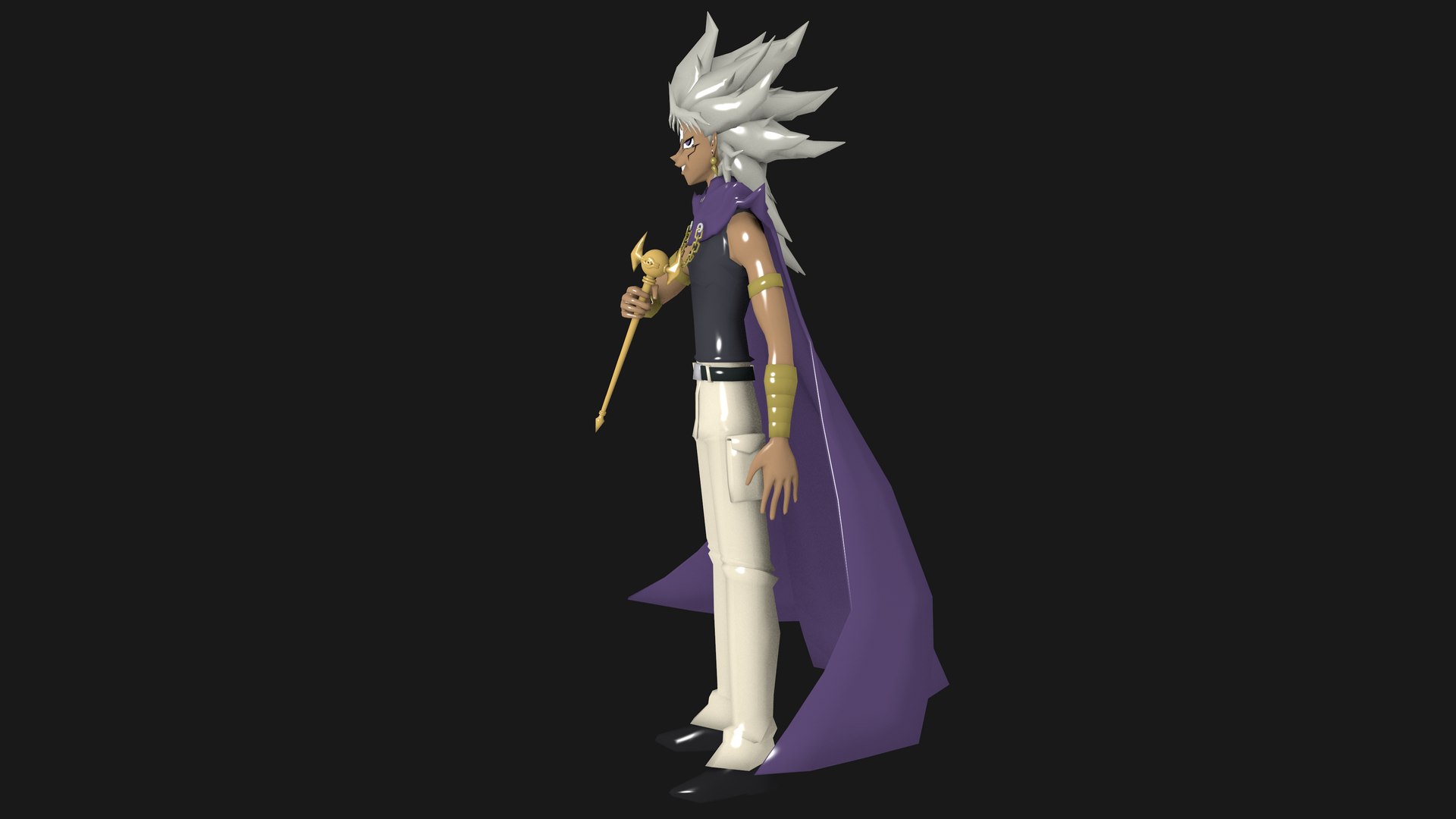 Yami Marik Yugioh Anime Lowpoly Model Model - TurboSquid 1952922