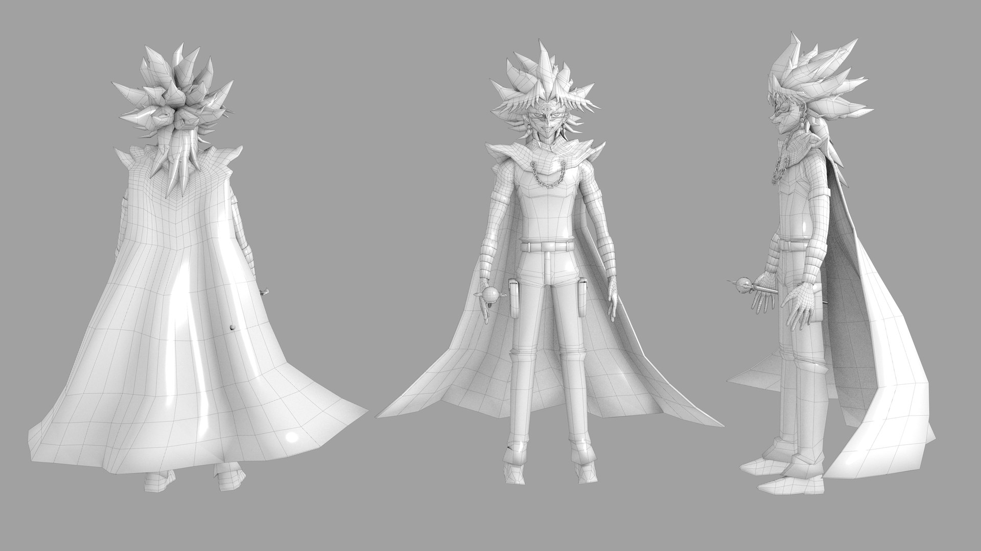 Yami Marik Yugioh Anime Lowpoly Model Model - TurboSquid 1952922