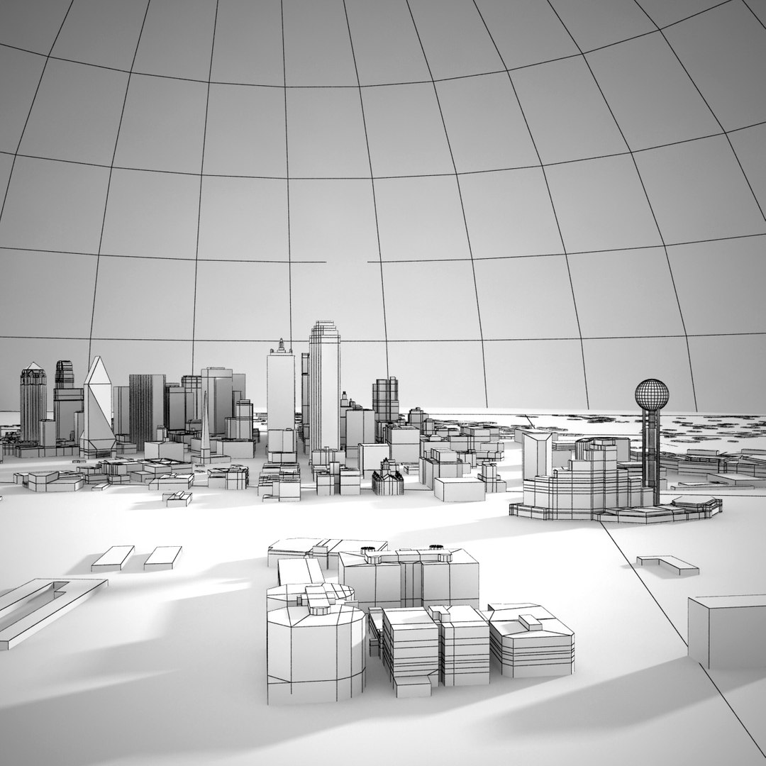 dallas city buildings 3ds
