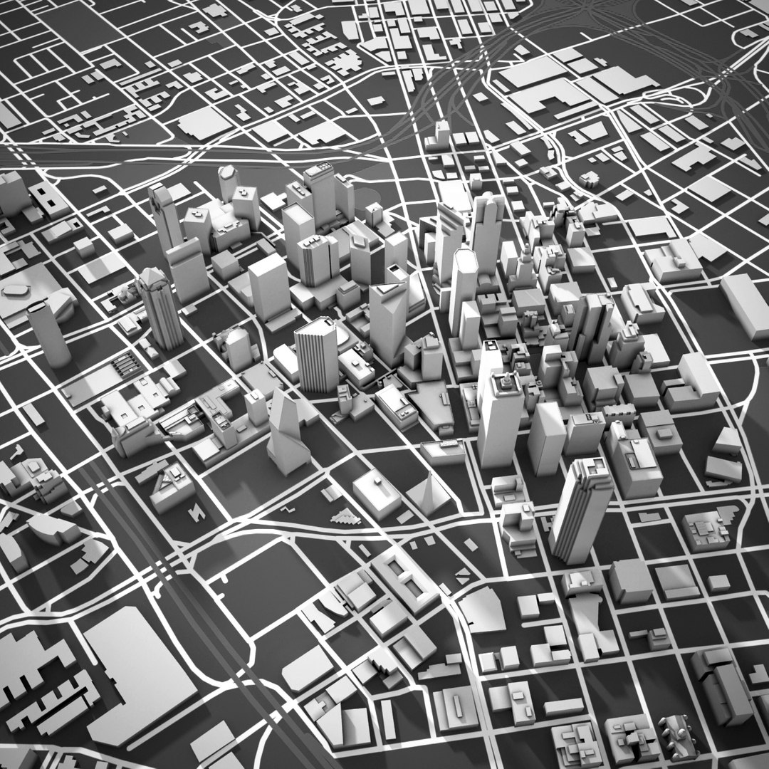 dallas city buildings 3ds