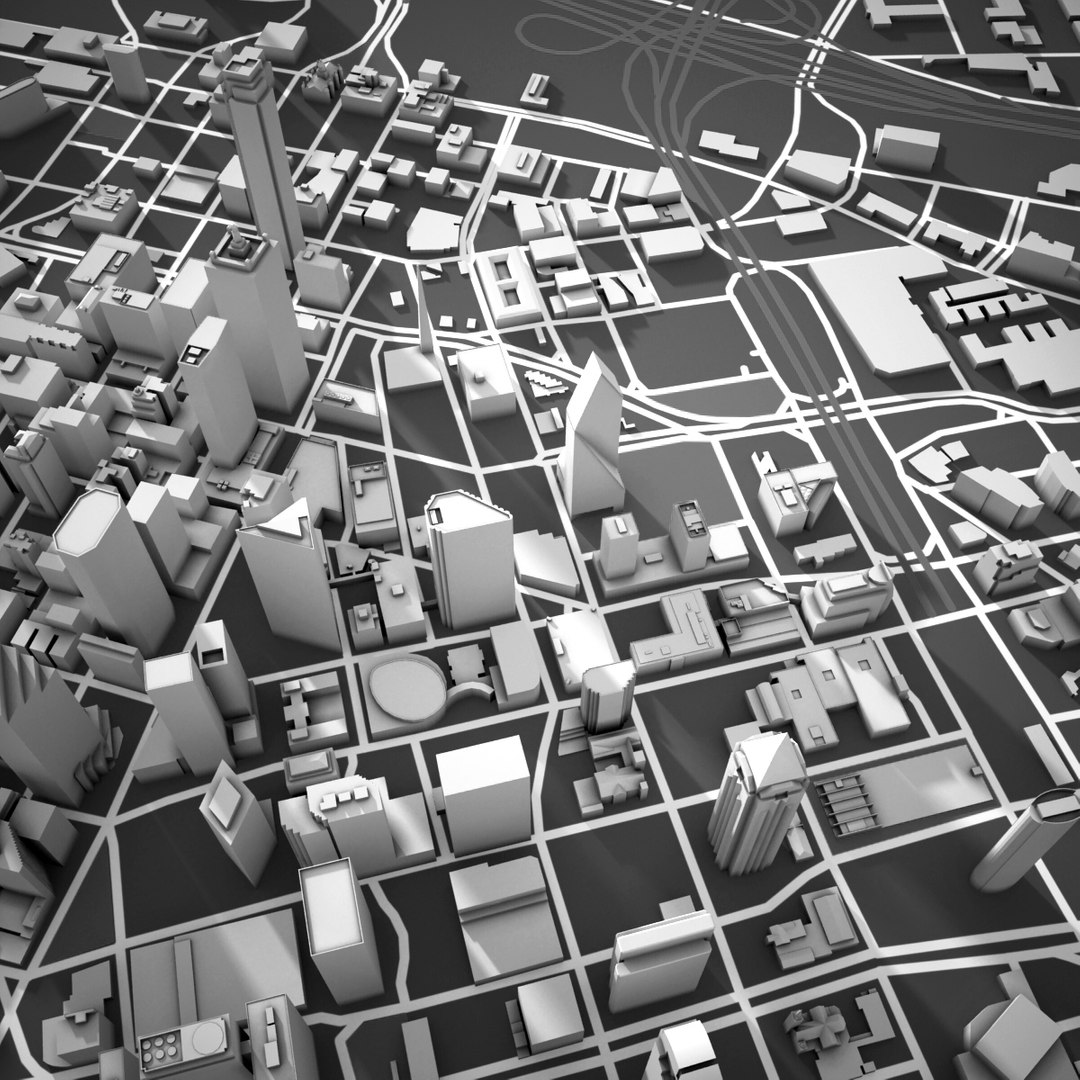 dallas city buildings 3ds