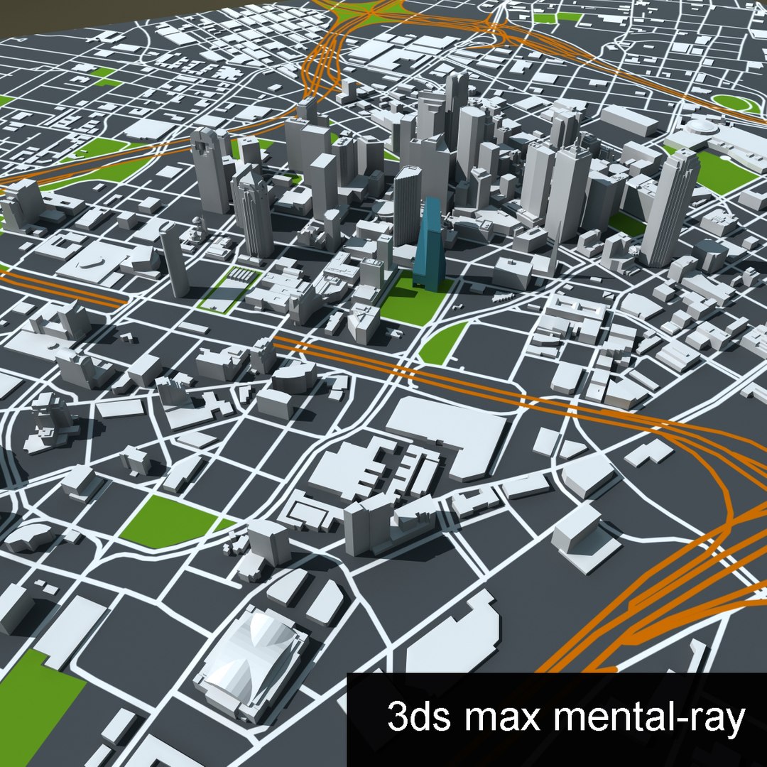 dallas city buildings 3ds