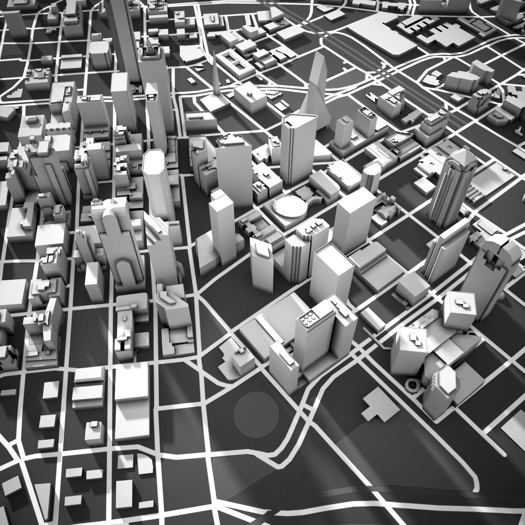 dallas city buildings 3ds