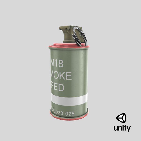M18 colored smoke grenade 3D - TurboSquid 1628946