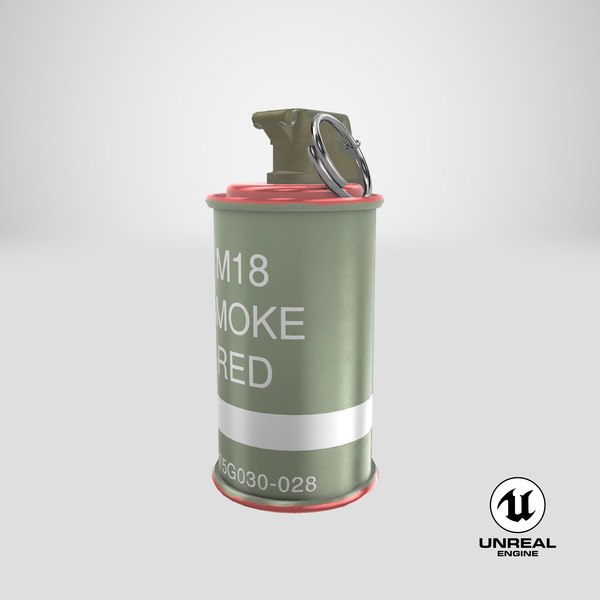 M18 colored smoke grenade 3D - TurboSquid 1628946