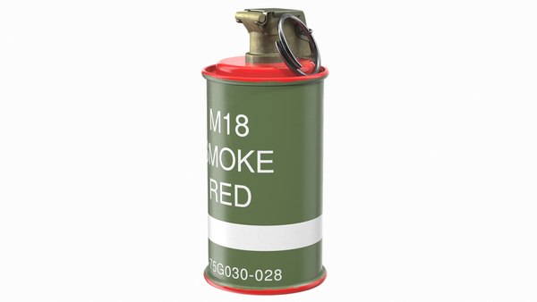M18 colored smoke grenade 3D - TurboSquid 1628946
