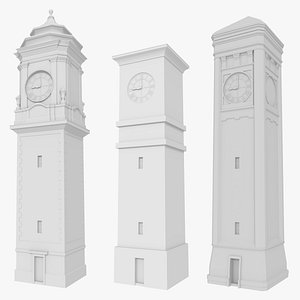 3d clock tower