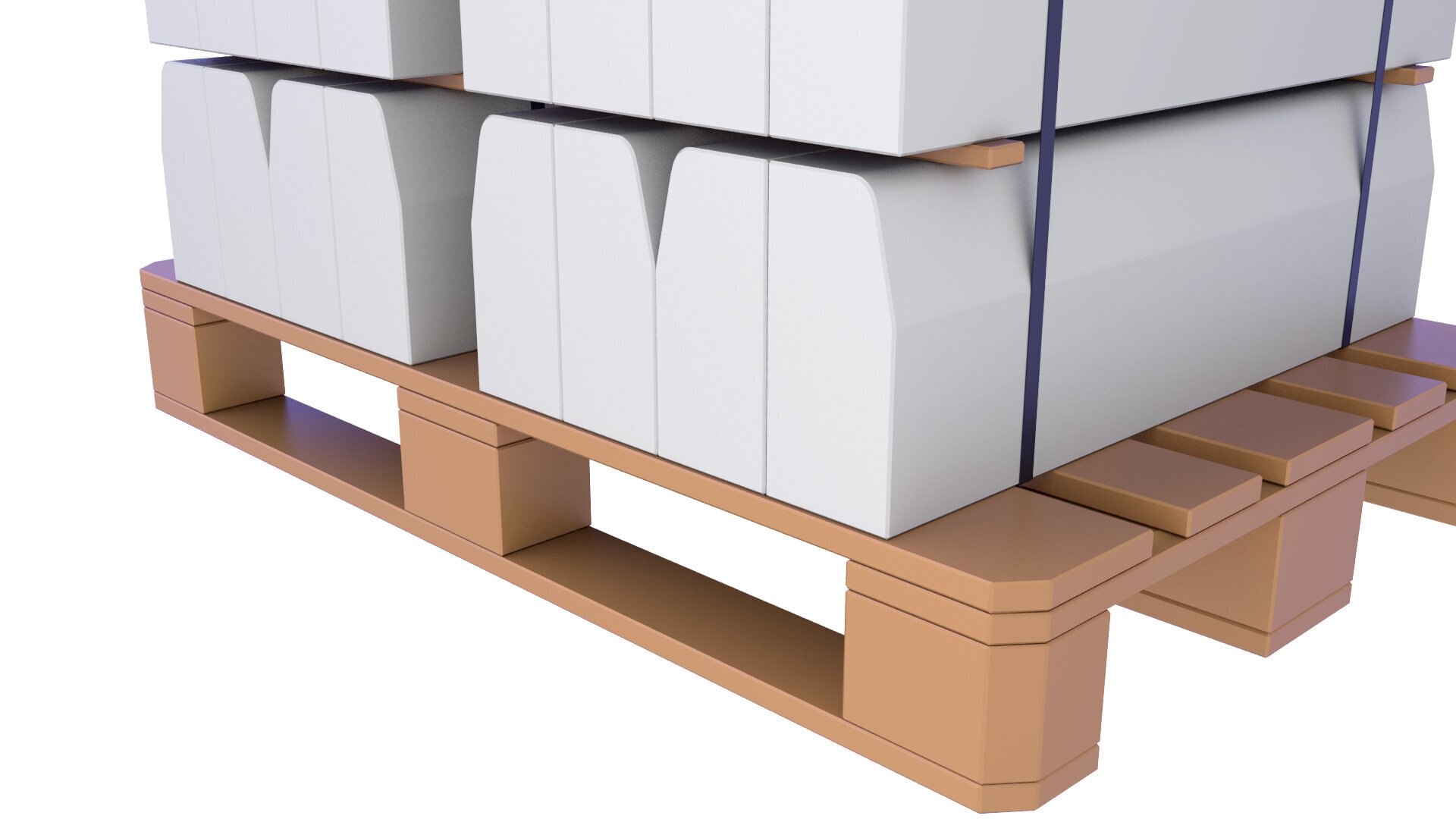 3D Pallet With Road Curbs 10 Model - TurboSquid 2003182