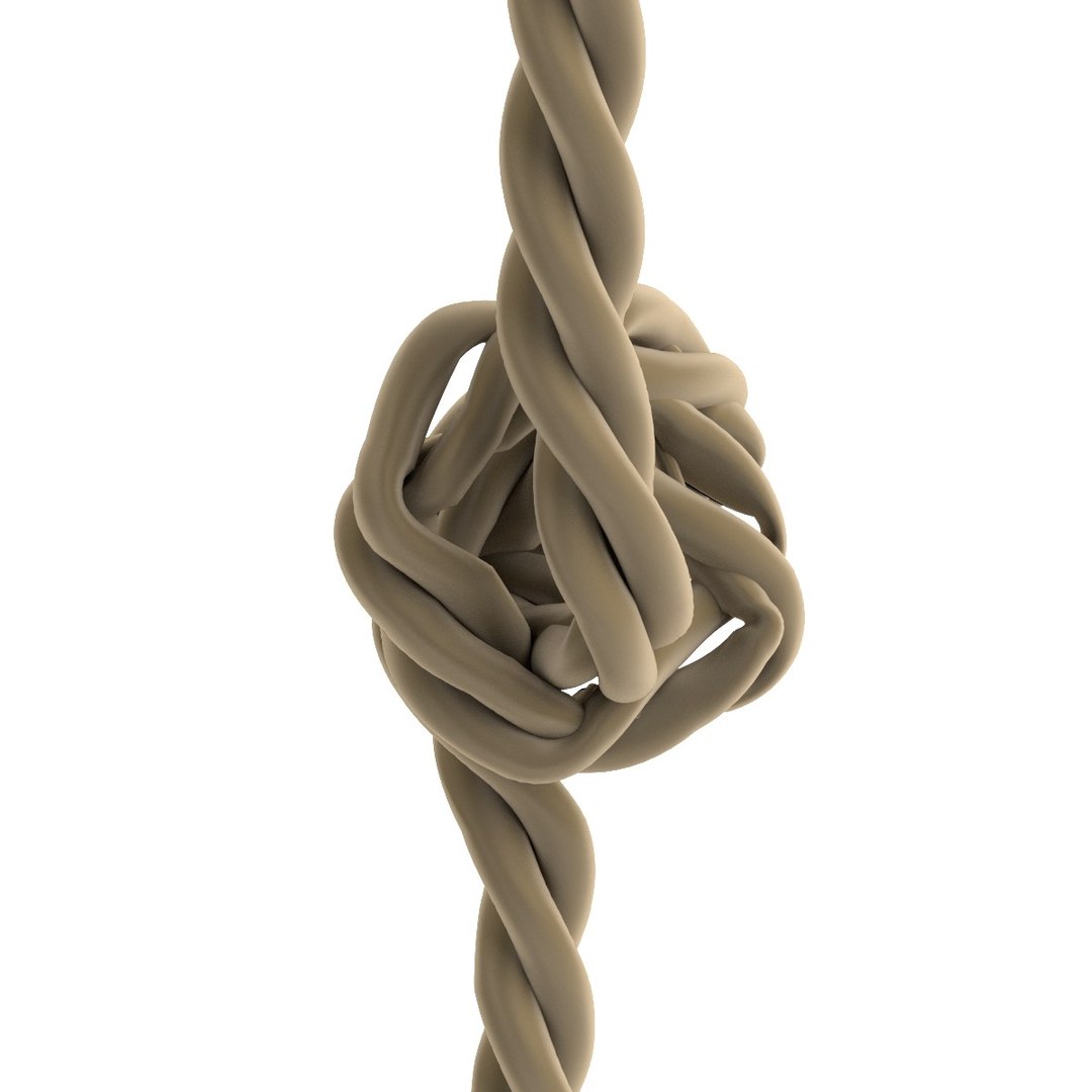 3d rope rig model