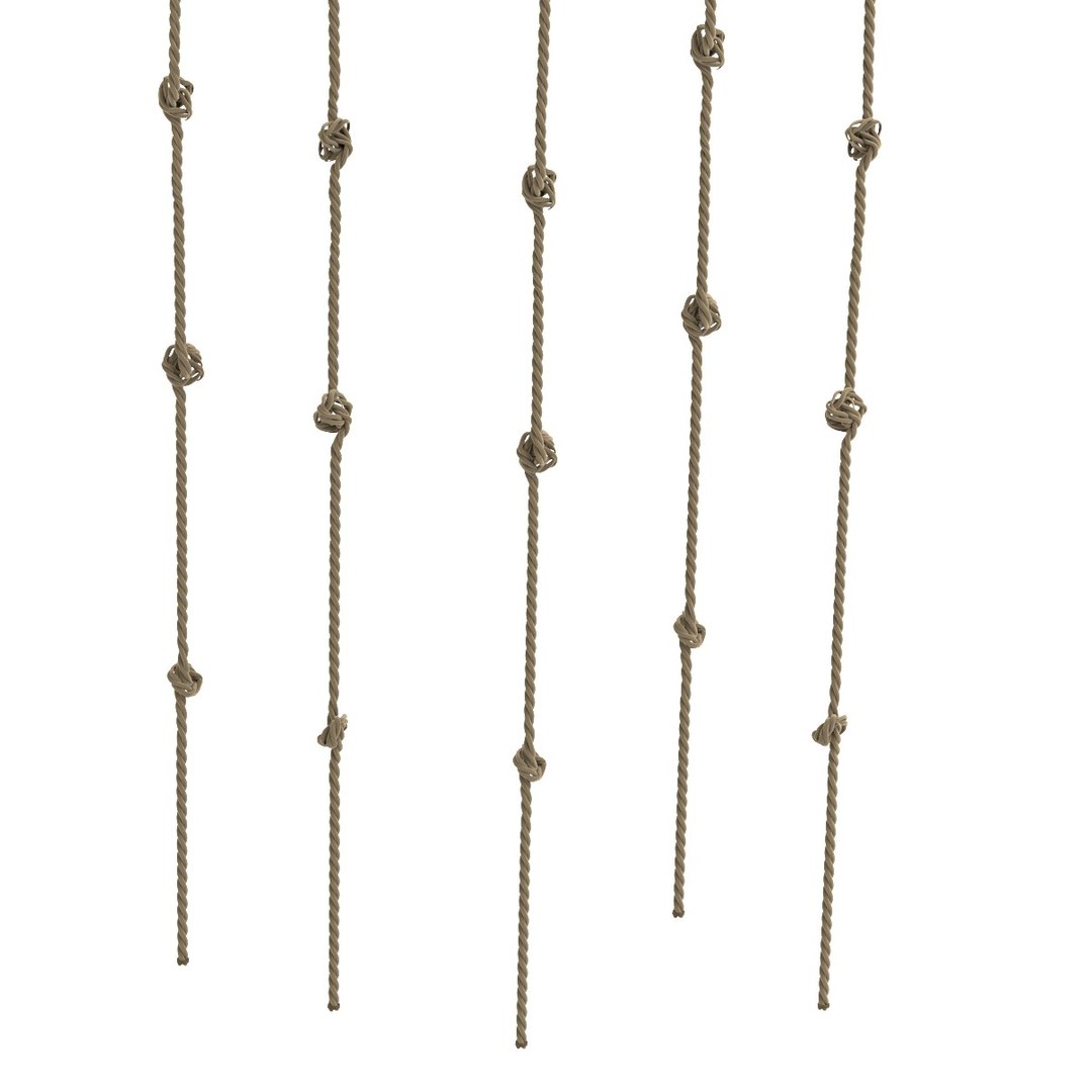 3d rope rig model
