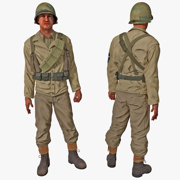 max american wwii infantry soldier