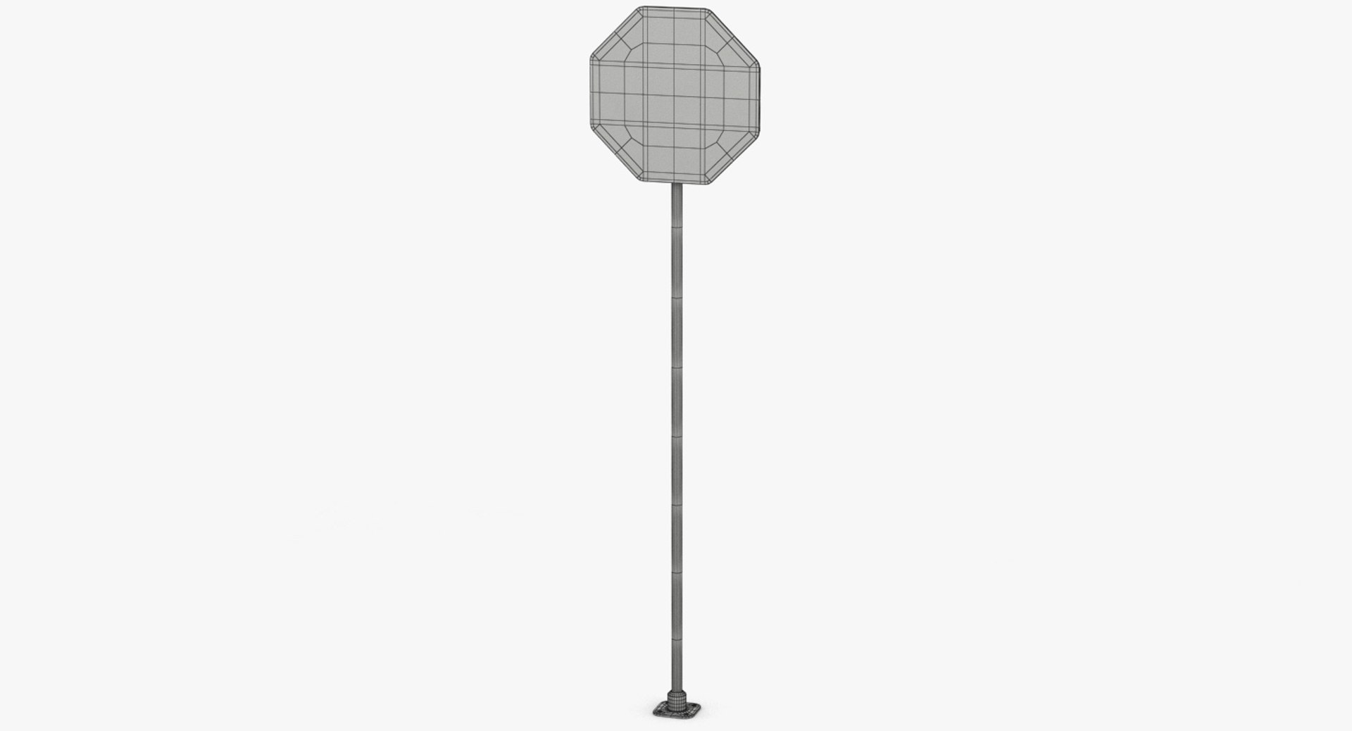 Stop traffic sign 3D model - TurboSquid 1389263