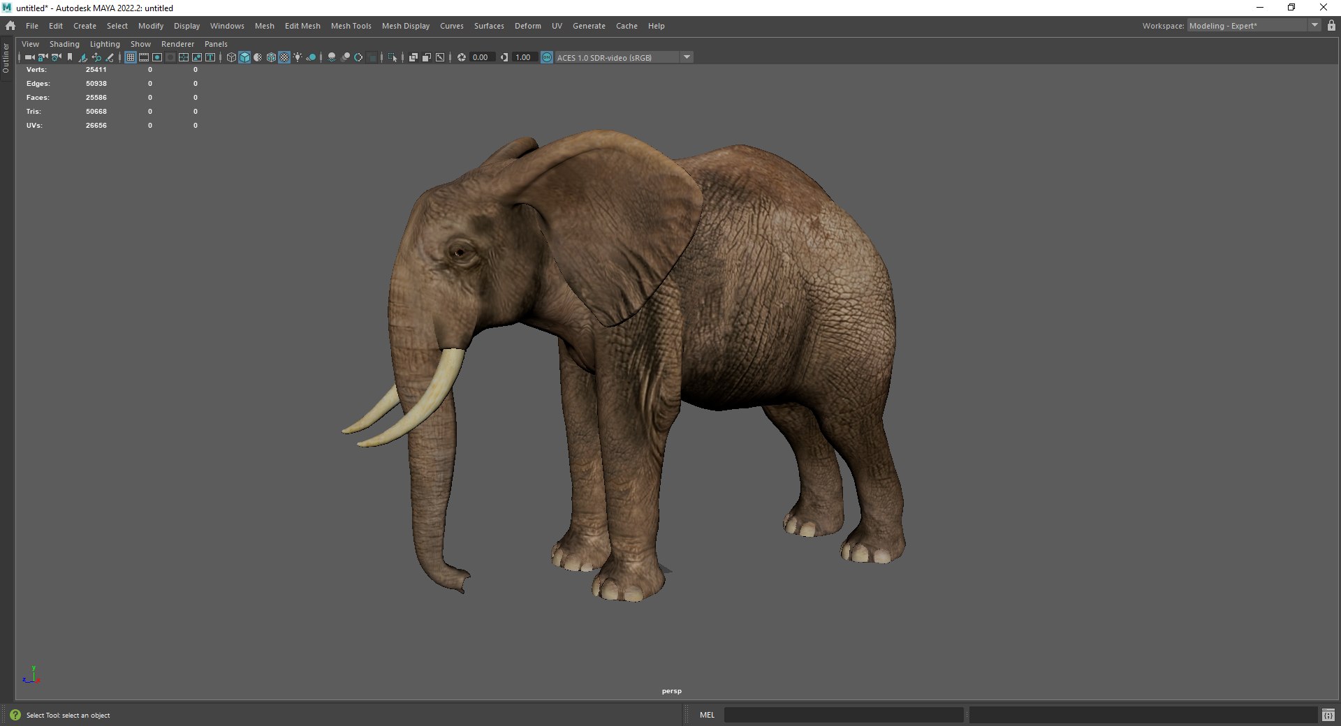 Free Elephant Free Elegance Safari Free Low-poly 3D Model 3D Model ...