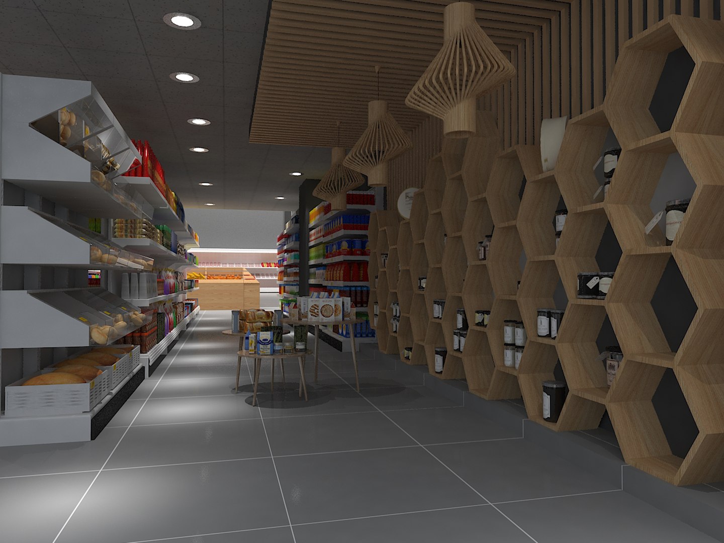 3D Supermarket 3d Model - TurboSquid 1935183