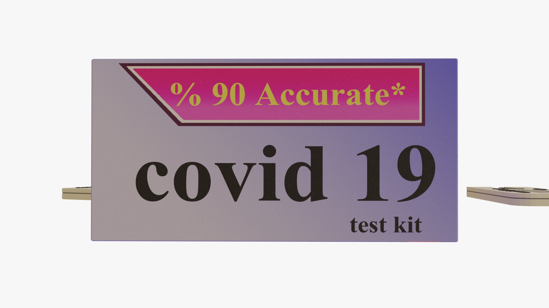 Coronavirus kit box test model - TurboSquid 1541945