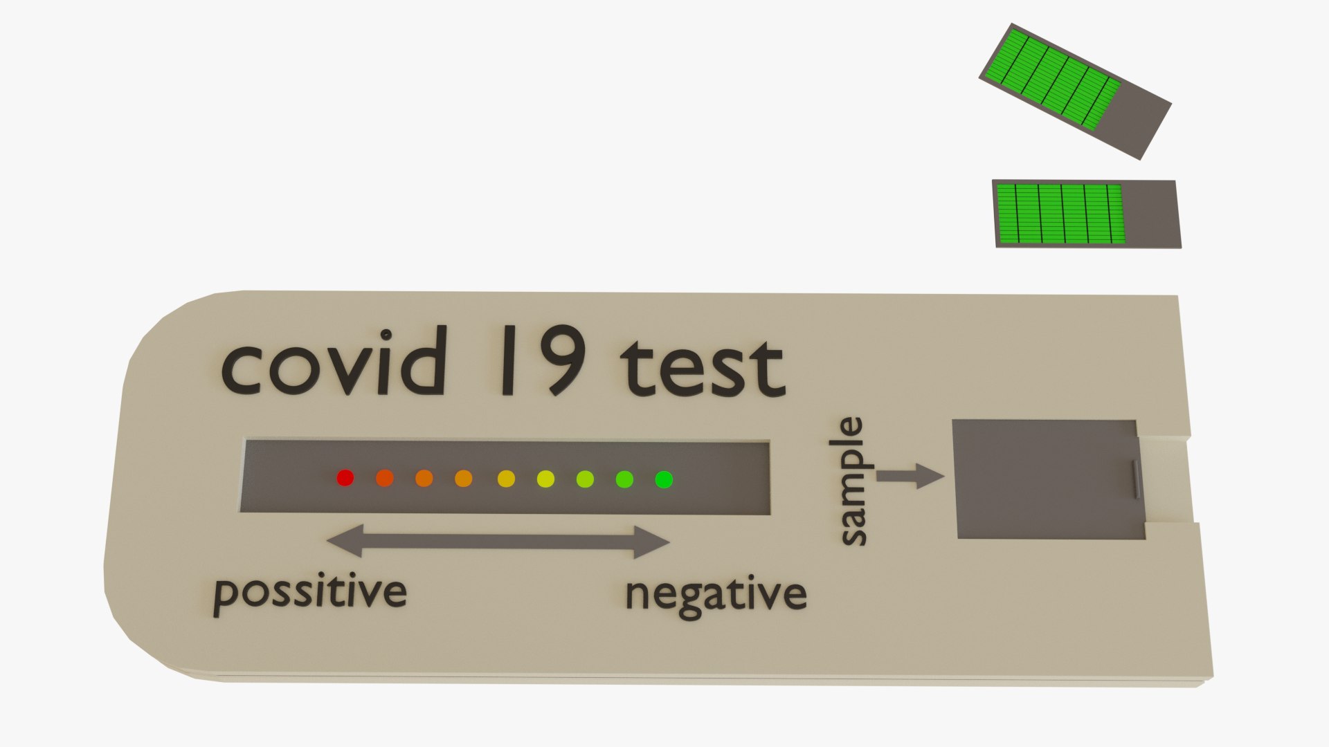 Coronavirus kit box test model - TurboSquid 1541945